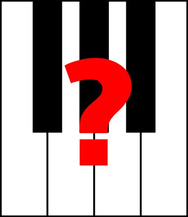 Piano Question Mark
