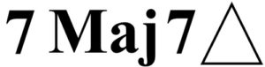 Major 7 vs Flatted 7 Chord Tones